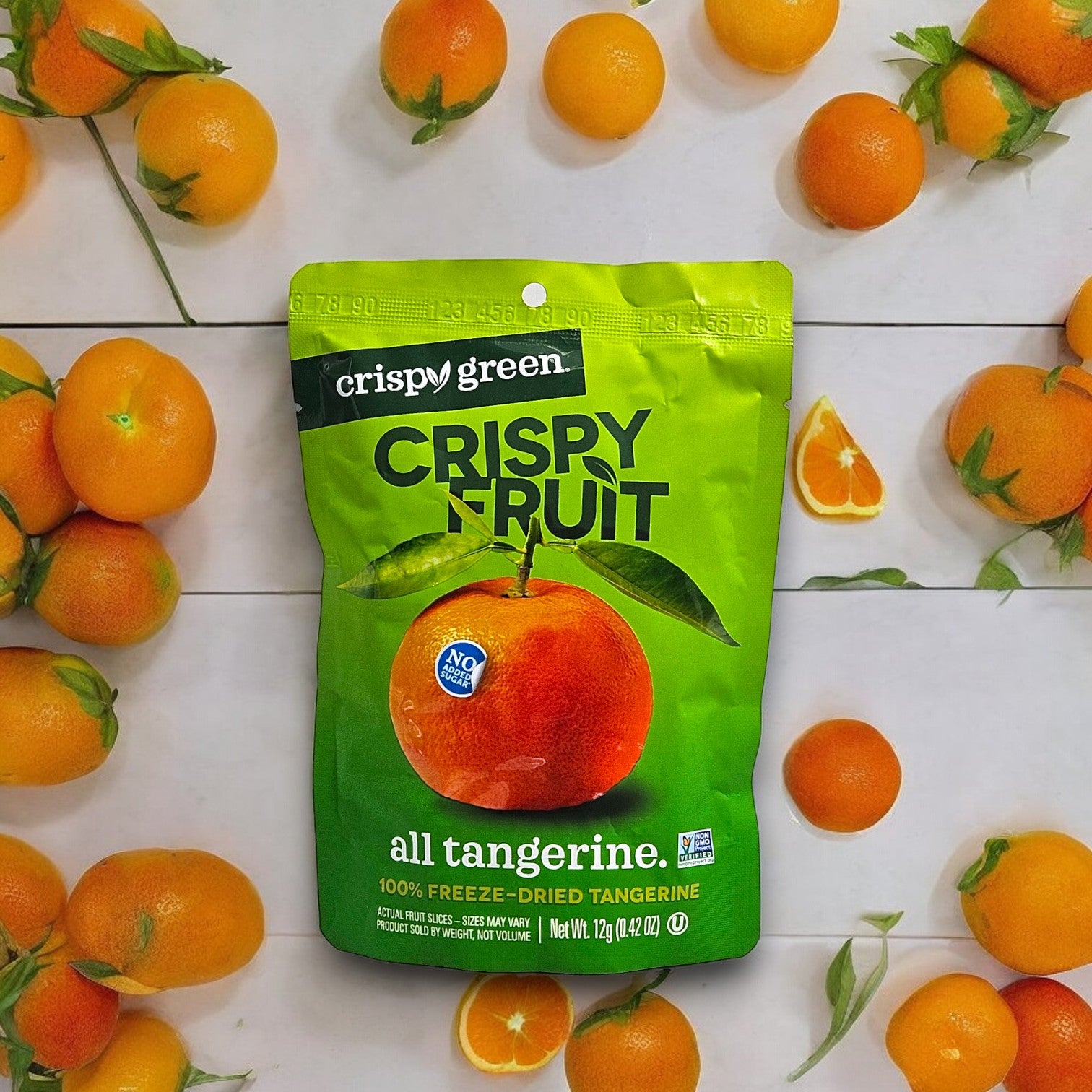 Crispy Green Crispy Fruit All Tangerine-0.35 oz- 1 Count