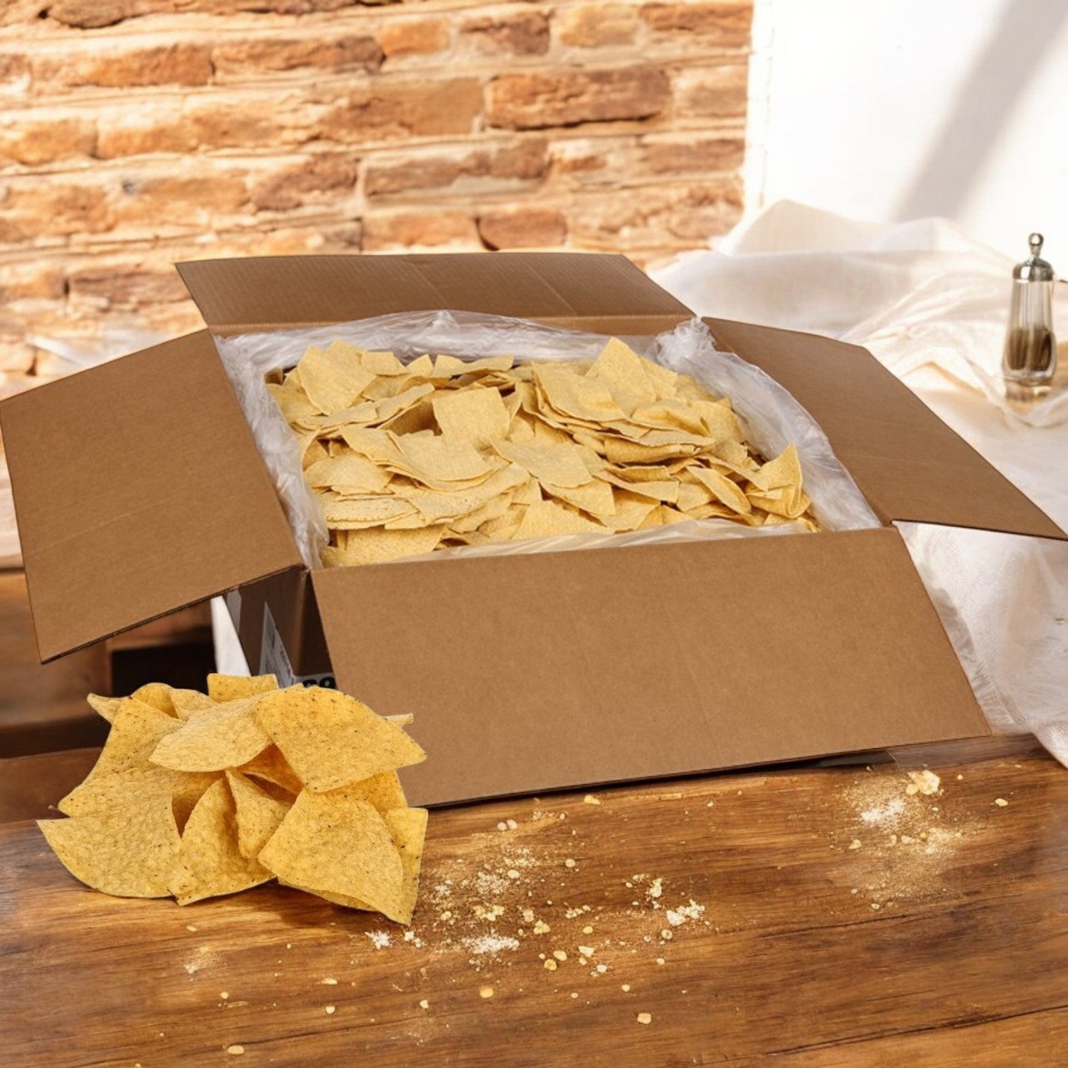 El Milagro Corn Tortillas - 4-Way Precut Homestyle - 20 lbs - 1 Bag
