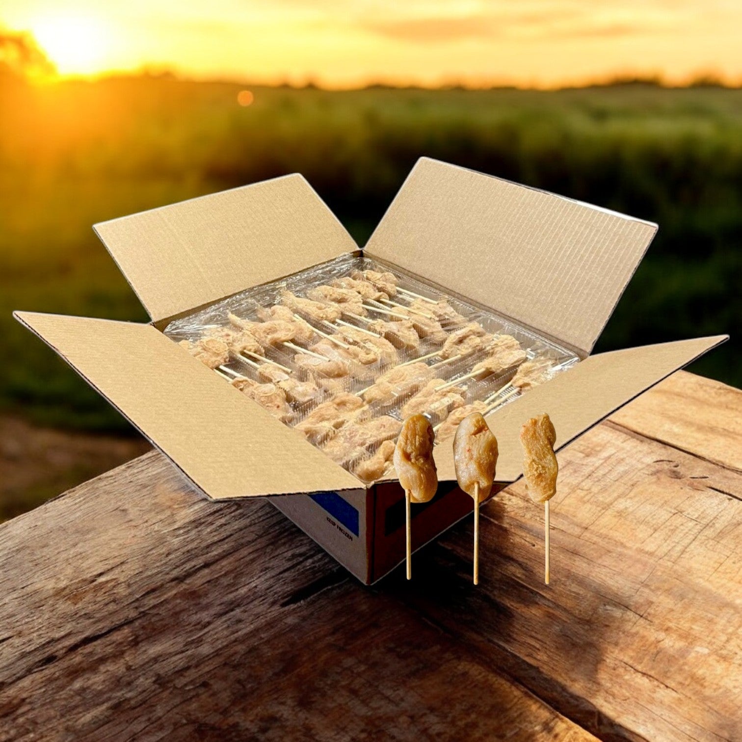 Chicken Thai Satay Appetizer – 5 Trays of 20 Count (Frozen) Sysco Impe