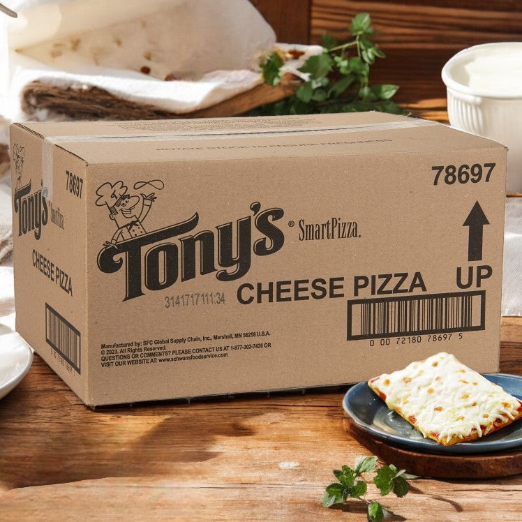 Tony’s Cheese Pizza – 100% Mozzarella SmartPizza, Whole Grain (Frozen)