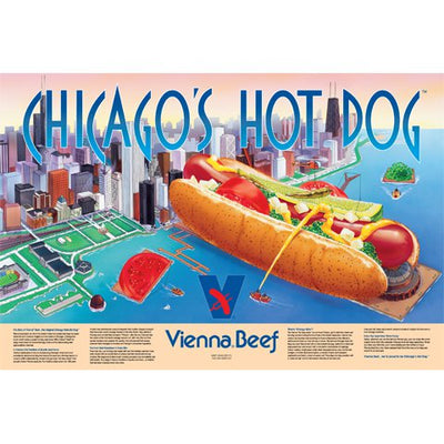Vienna Hot Dog Kit – Chicago Style (16 Hot Dogs with Buns & Condiments