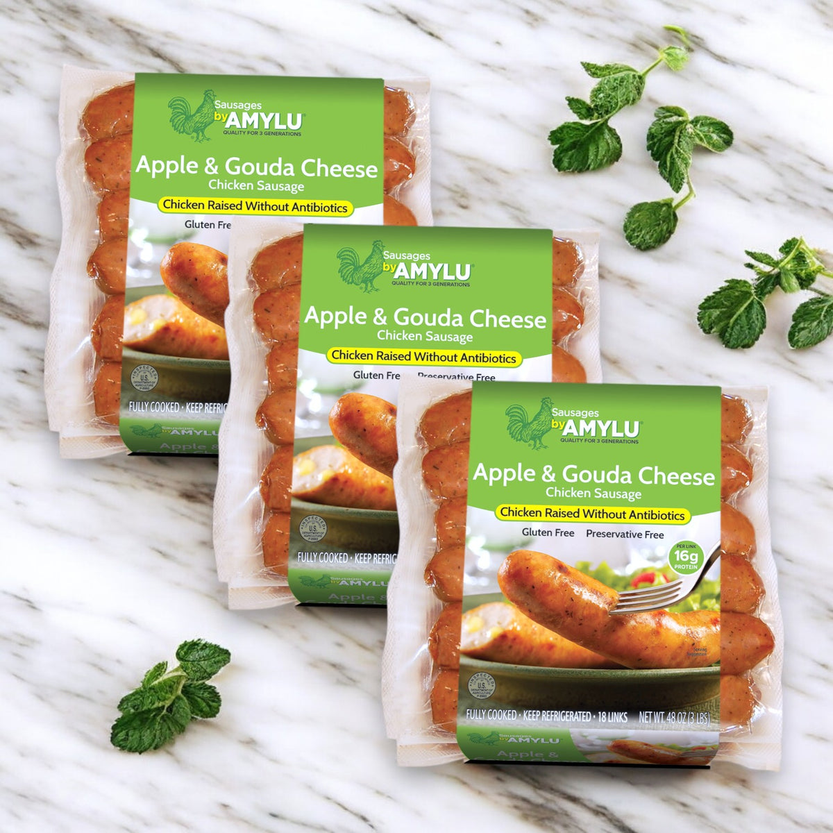 Amylu Chicken Sausage & Meatballs | Premium Protein Options