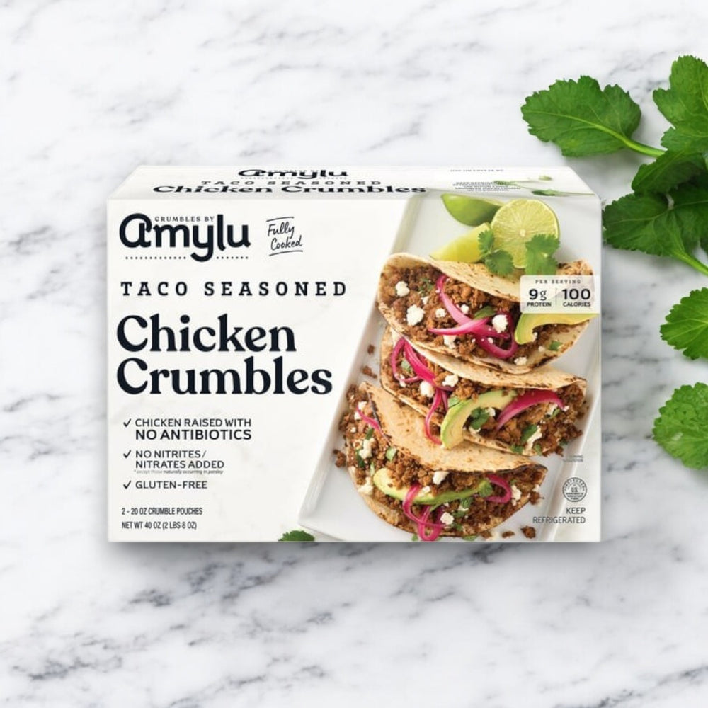 Amylu Taco Seasoned Chicken Crumbles, 40 oz. - 3 Pack's