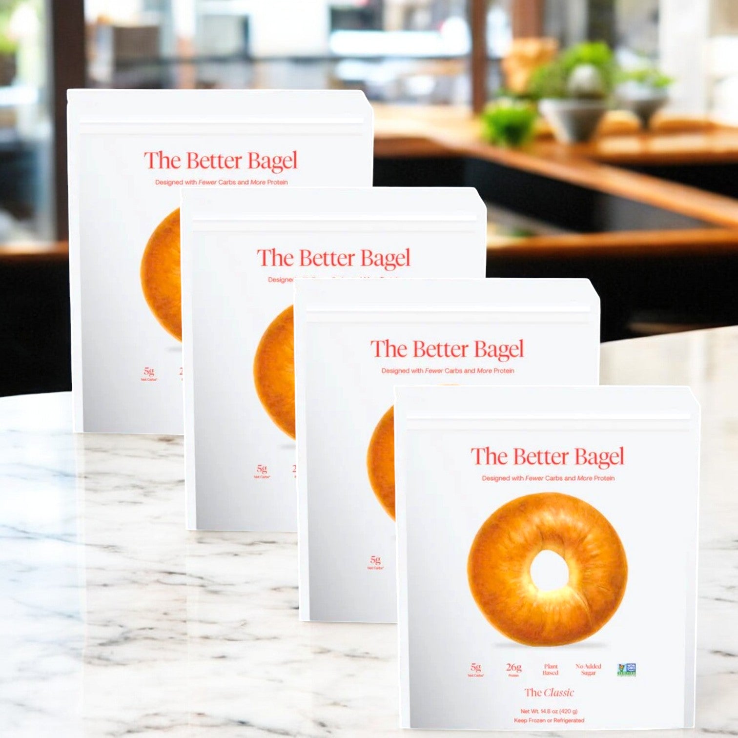 Better Brand The Classic Better Bagel – 4 Bags (16 Total)