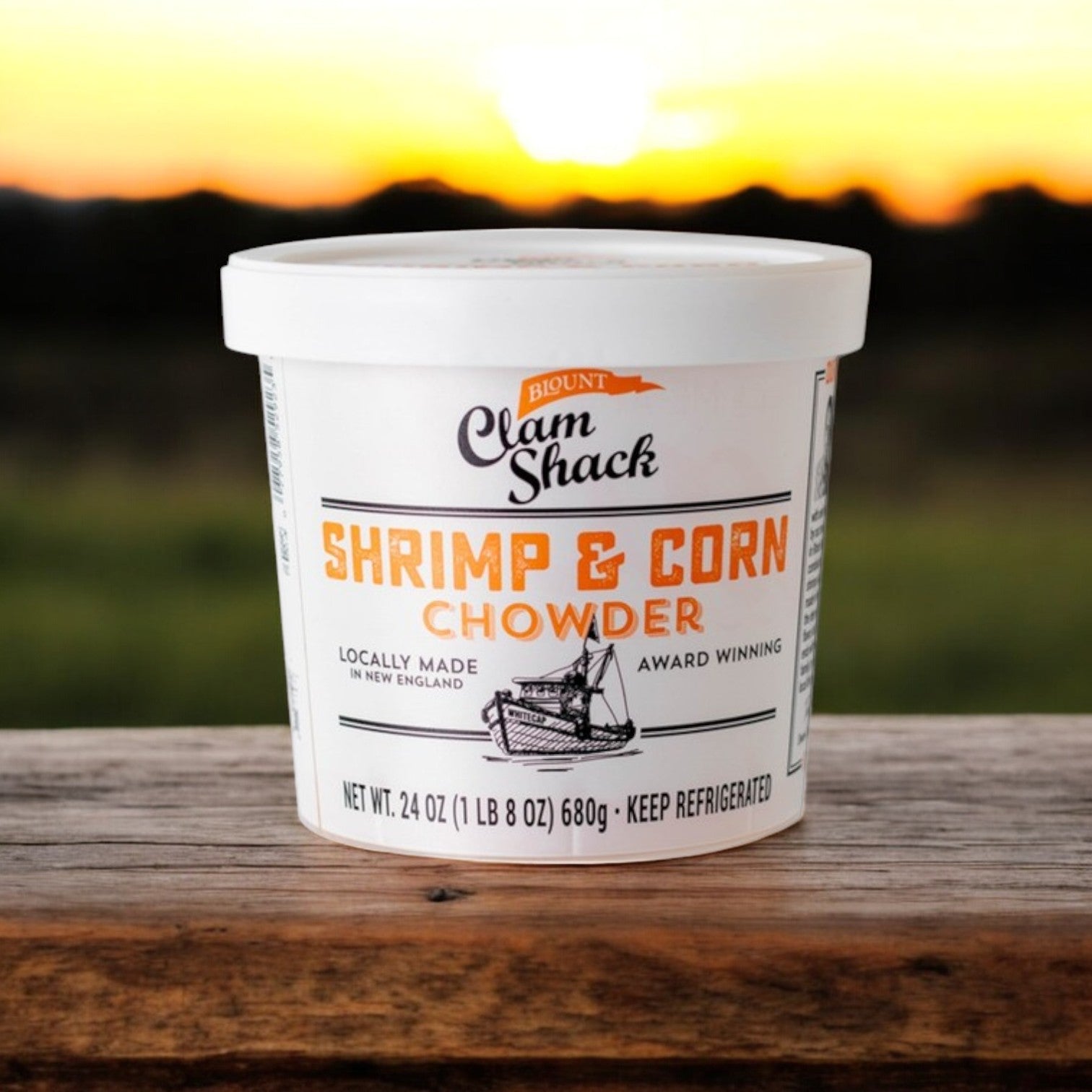 Blount Clam Shack Shrimp & Roasted Corn Chowder, 24 oz.