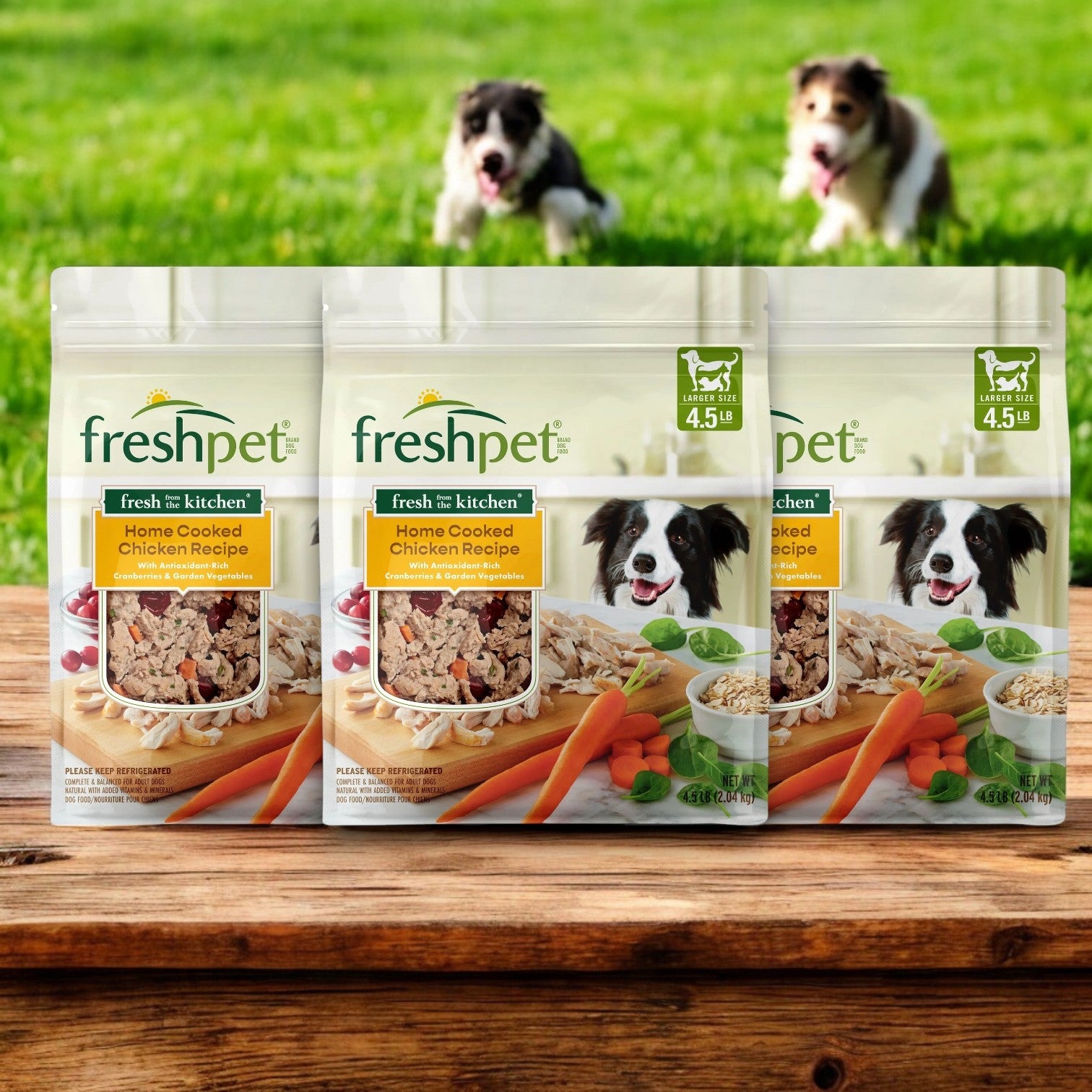 Freshpet Fresh From The Kitchen, Chicken, Fresh Dog Food for Healthy D