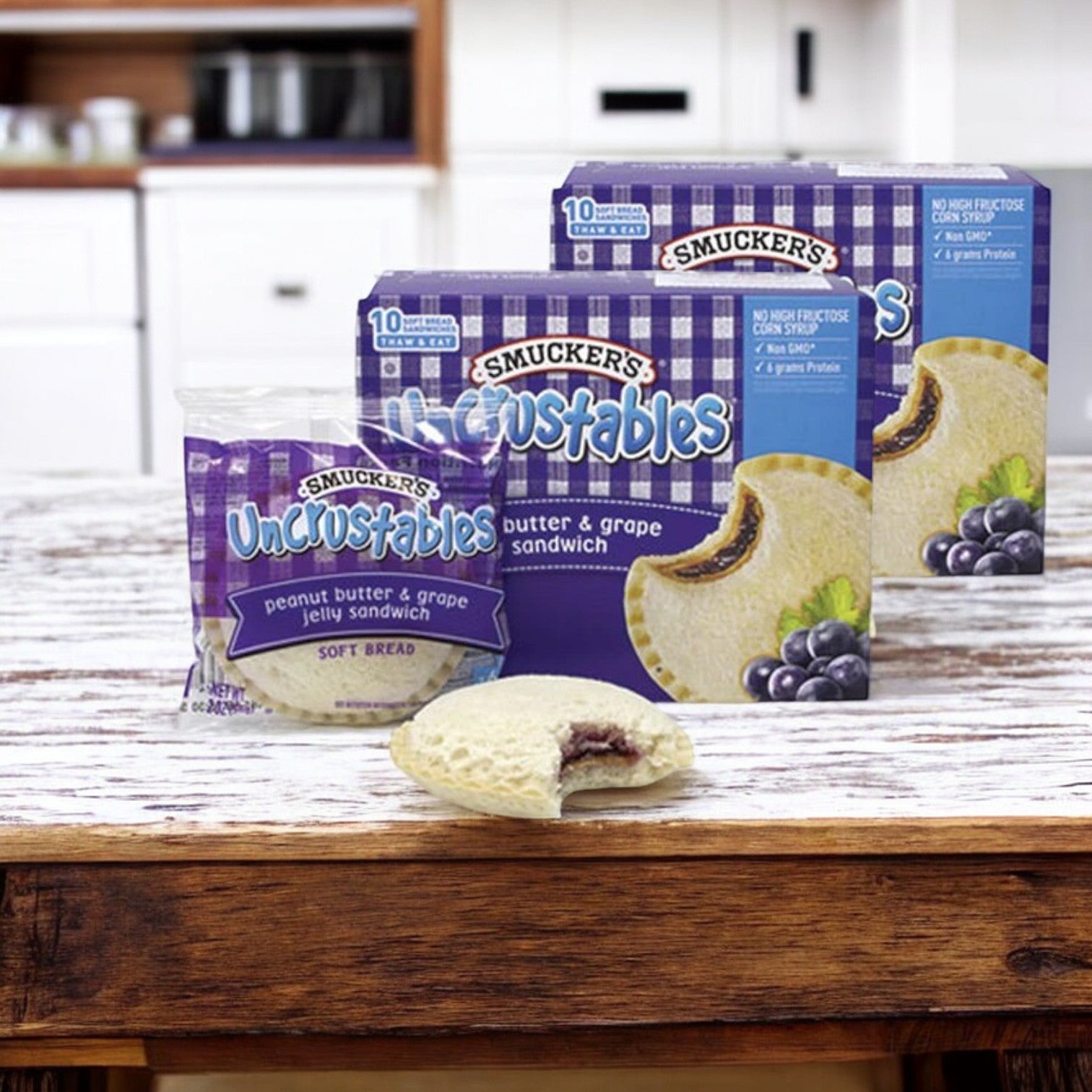 Smucker’s PB&J & Grape Uncrustables | Easy Lunches