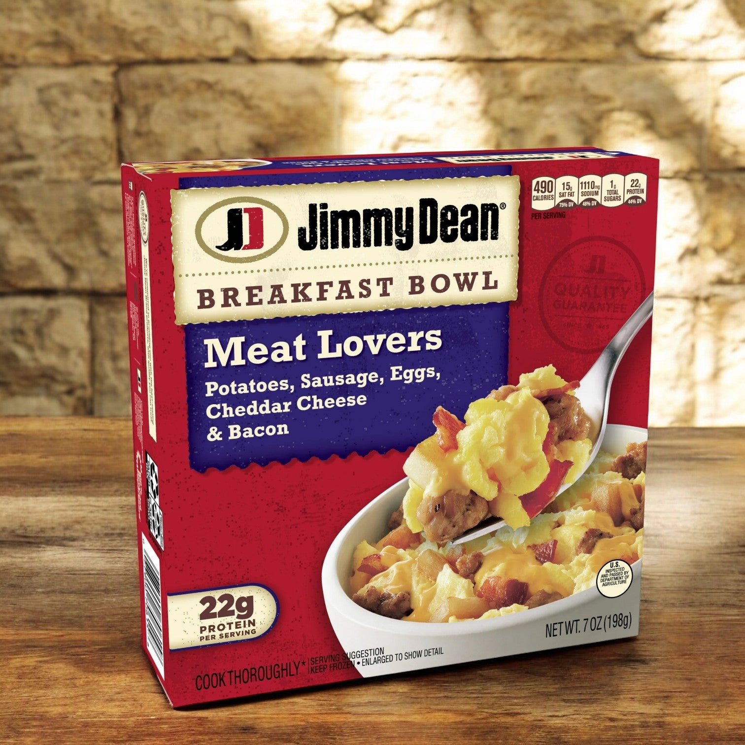 Jimmy Dean Breakfast Bowl, Meat Lovers, 8 Count - 1 Pack