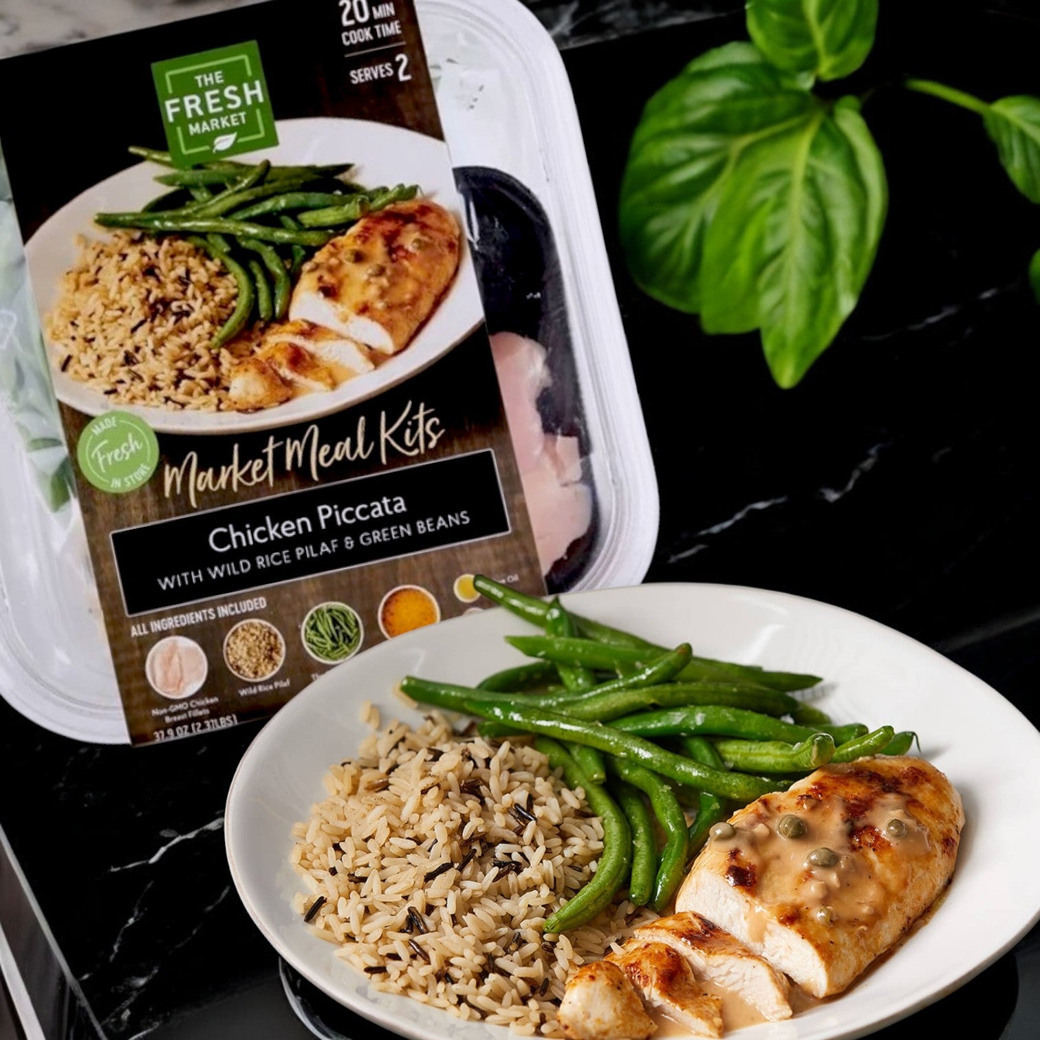 The Fresh Market Chicken Piccata Market Meal Kit – 37.91 oz