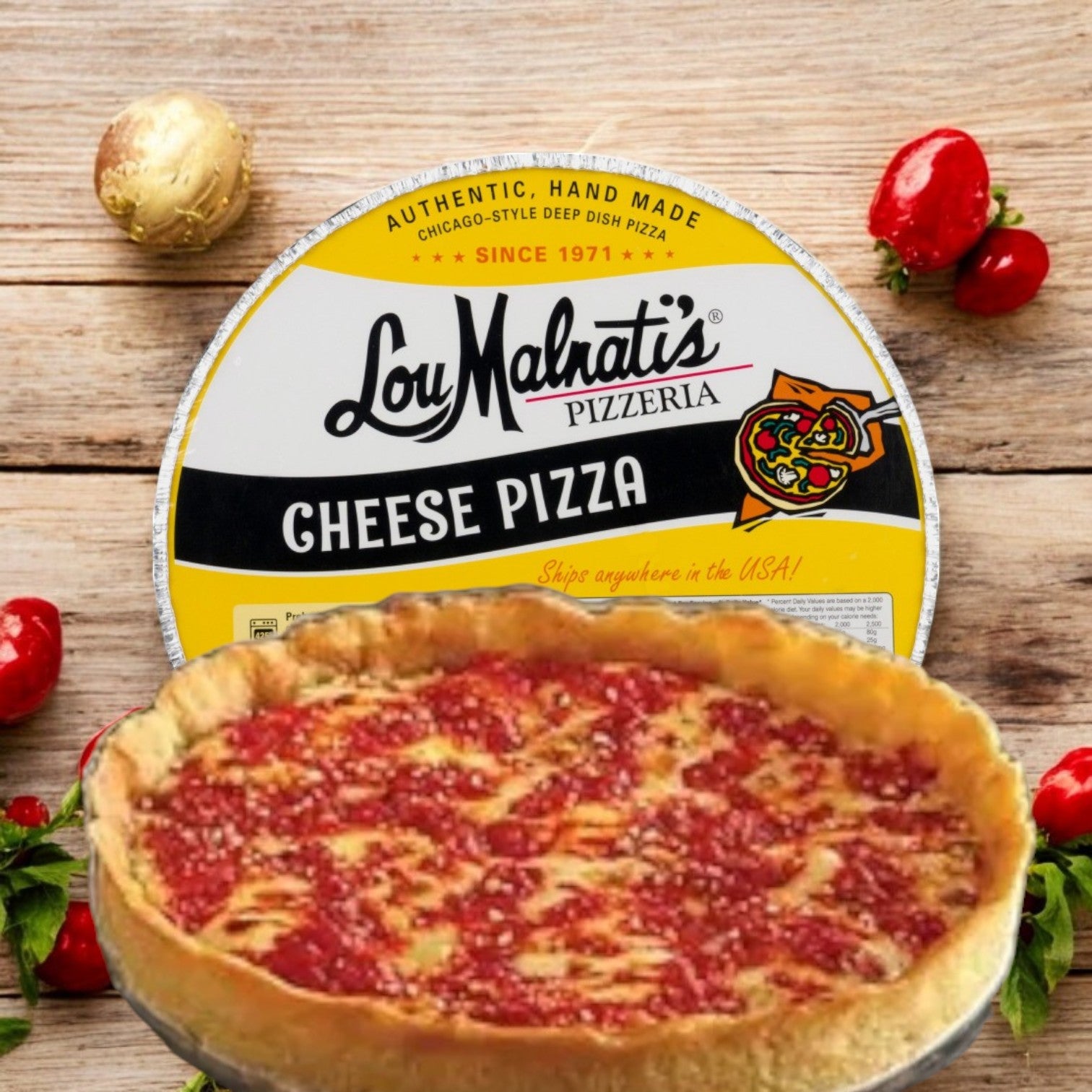 Lou Malnati’s Cheese Deep Dish Pizza, 23 oz | Easy Lunches