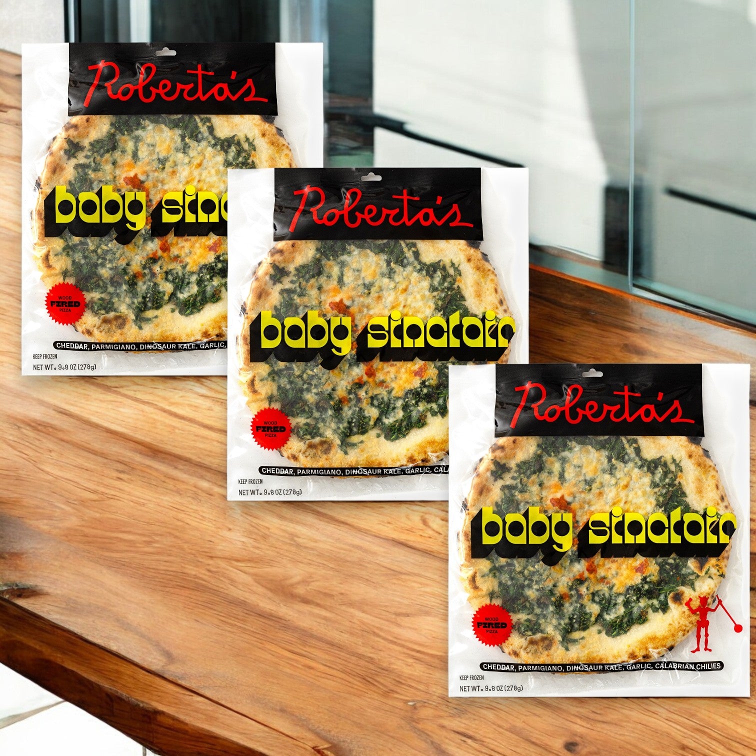 Roberta's Pizza, Pizza Vegetarian Baby Sinclair, 9.8 oz. 3 Count