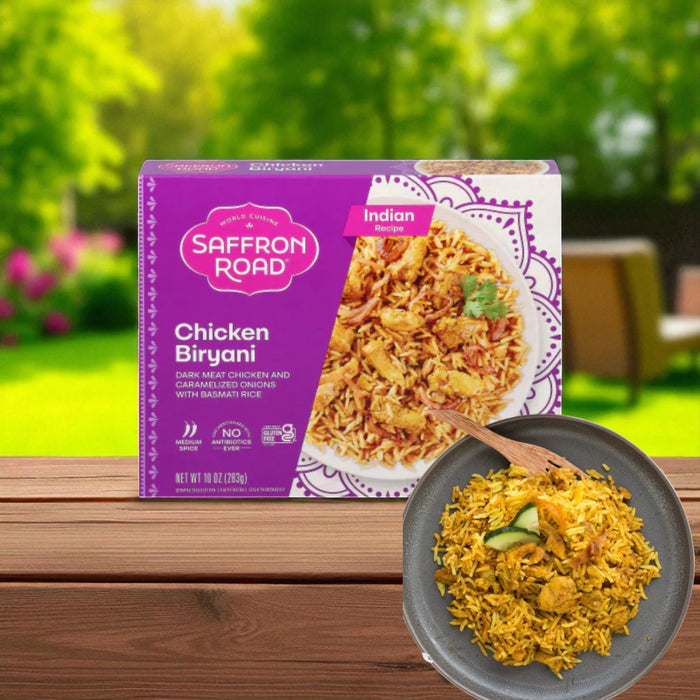 Saffron Road® Chicken Biryani with Basmati Rice Gluten-Free Frozen Din