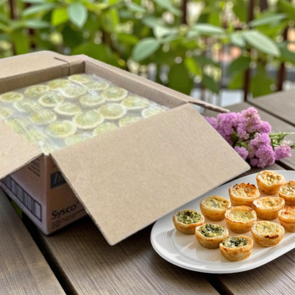 Sysco Imperial Assorted Mini Quiche – 100 Count Per Case