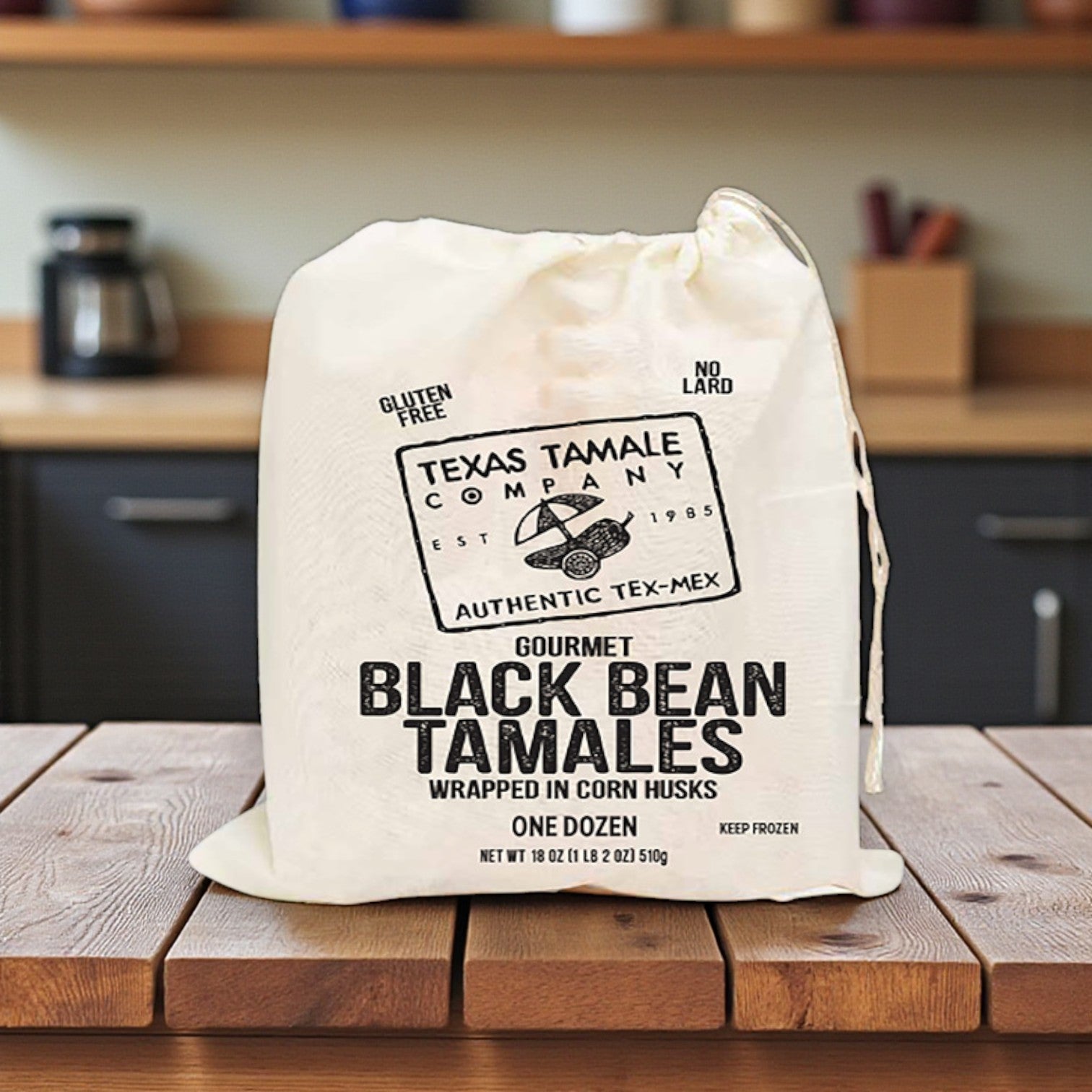 Texas Tamale Company Black Bean Tamales – 12 Count