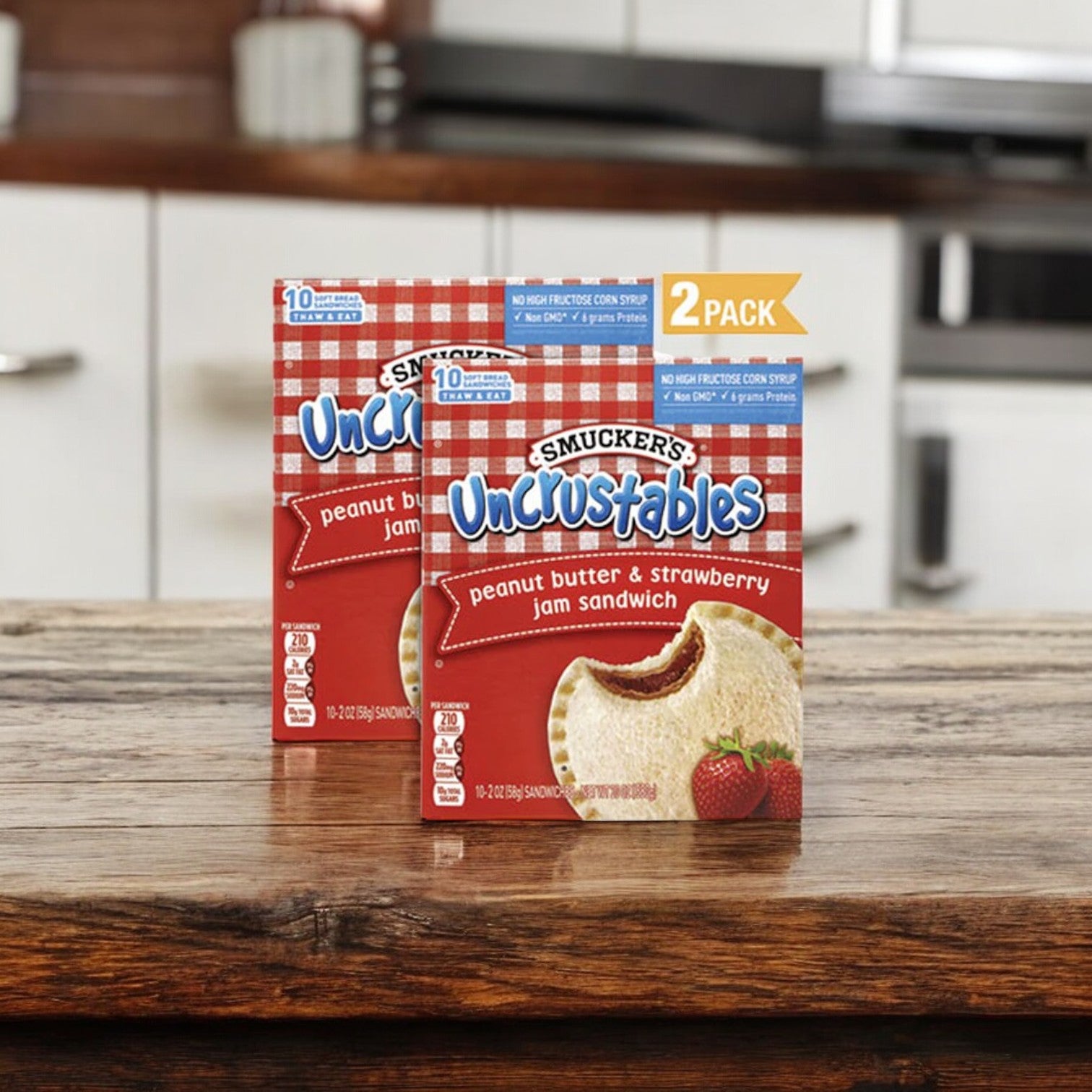 Smucker’s PB&J & Strawberry Uncrustables | Easy Lunches