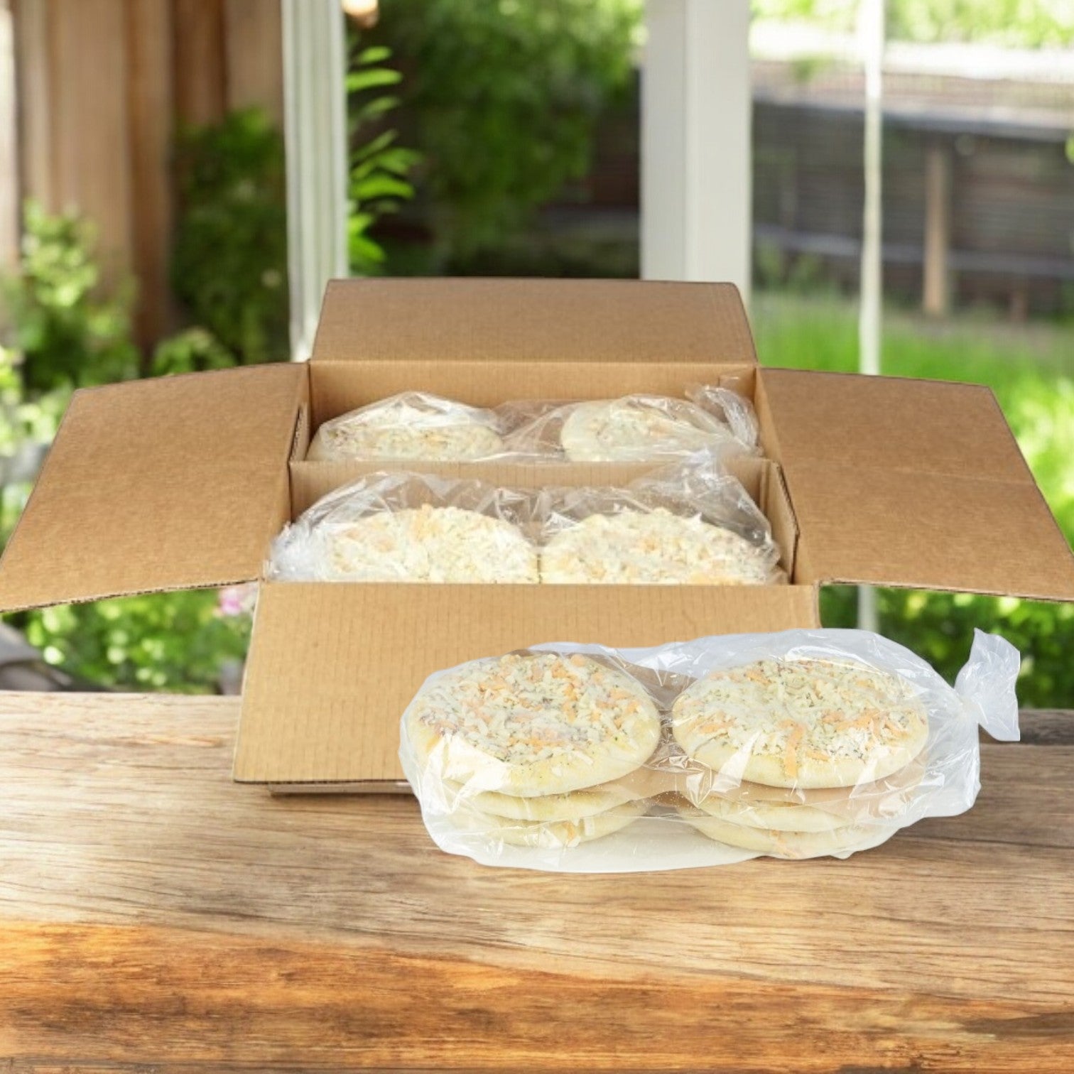 Villa Prima 8" Cheese Pizza – 4-Way Cut, Hand-Tossed, Frozen 24 Pizzas