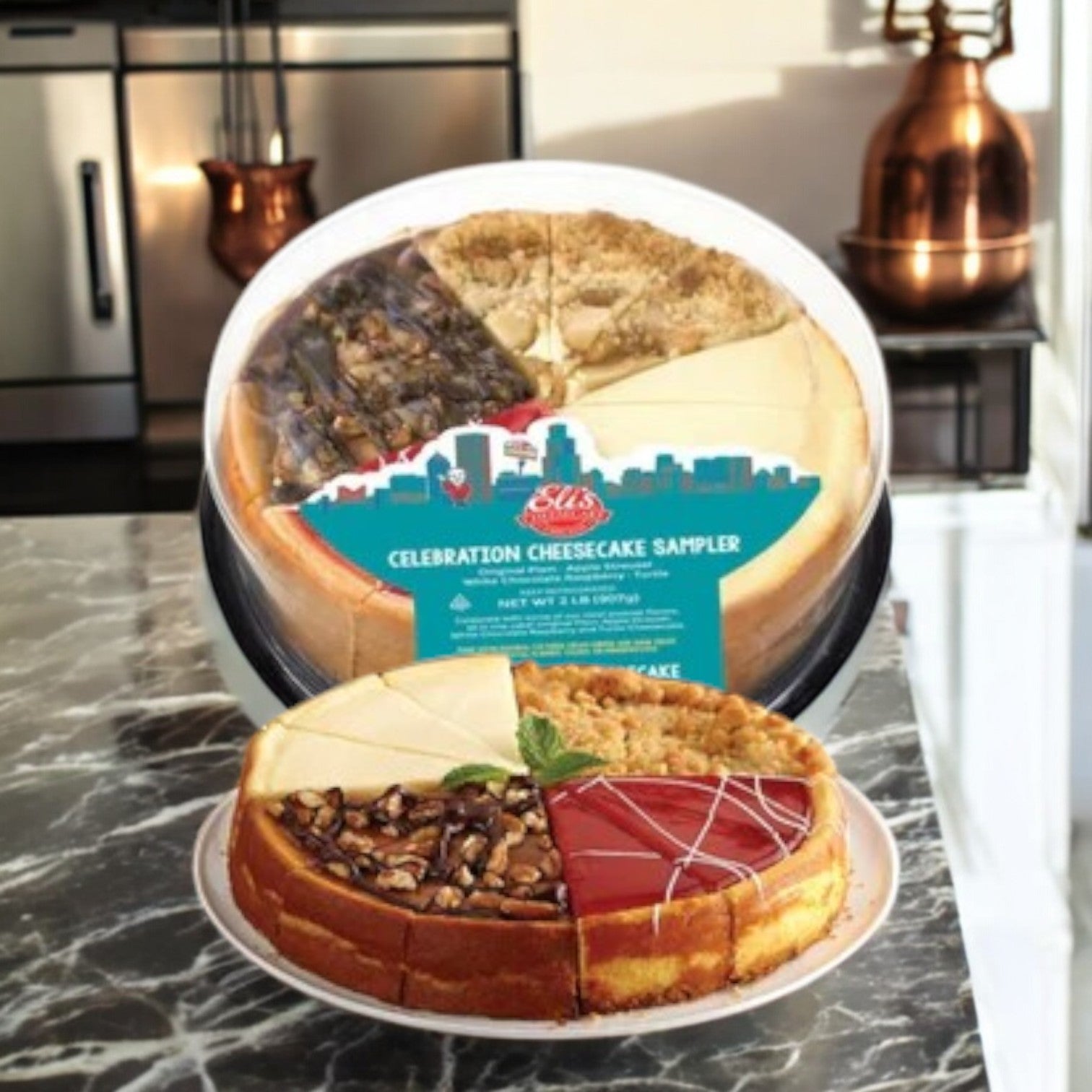 (32 oz) Eli’s Cheesecake Celebration Sampler – 1 Count