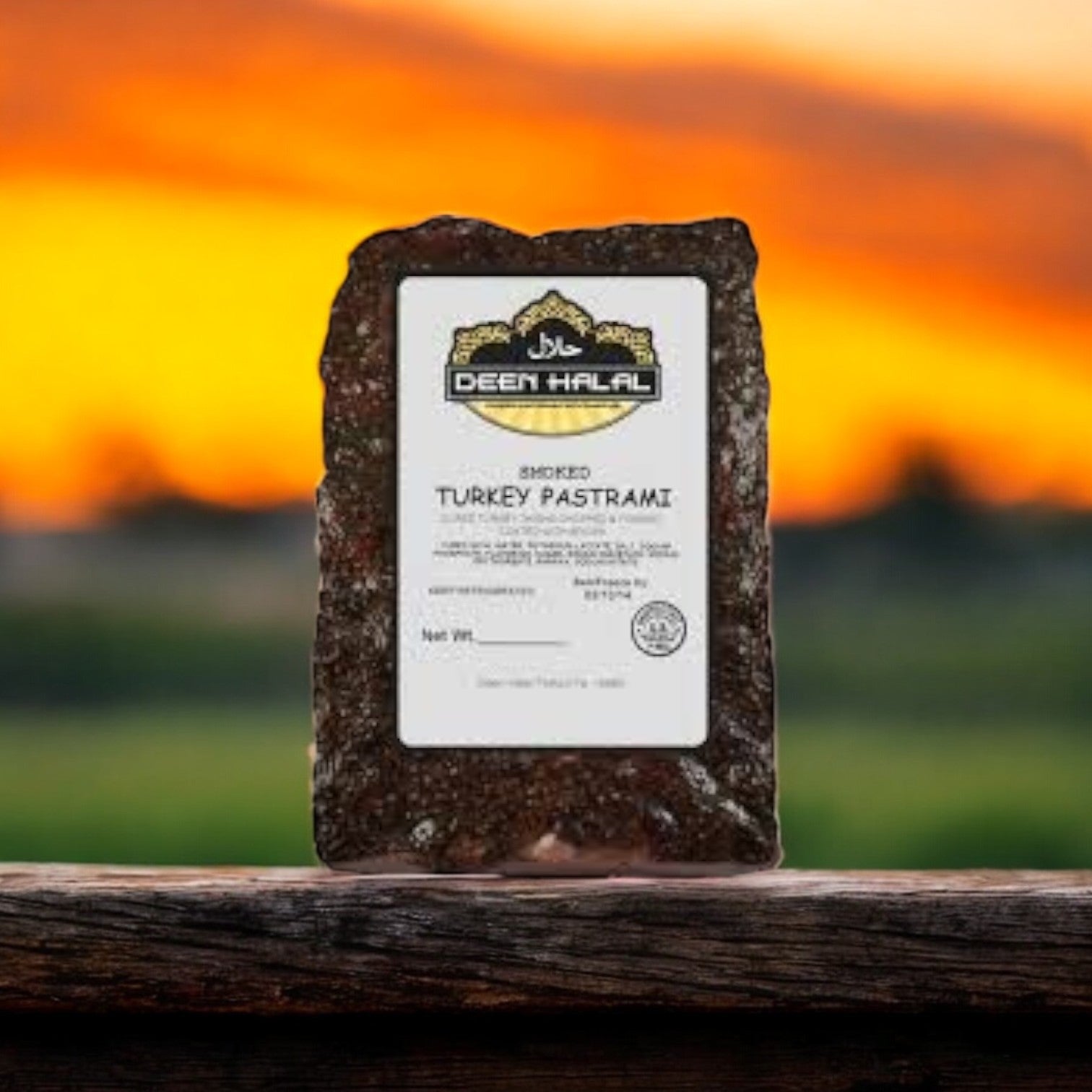 Deen Halal Turkey Pastrami Slab – Approx. 4.0 lb