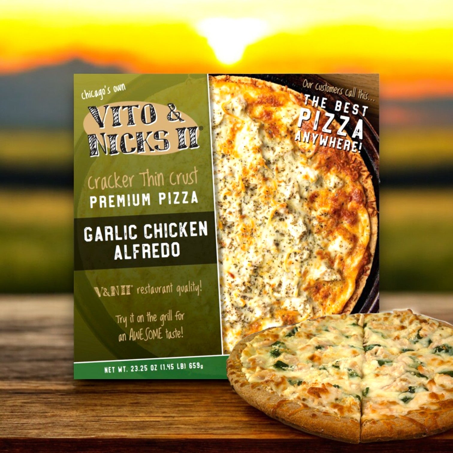 Discover Vito & Nick's Garlic Alfredo Pizza | Easy Lunches