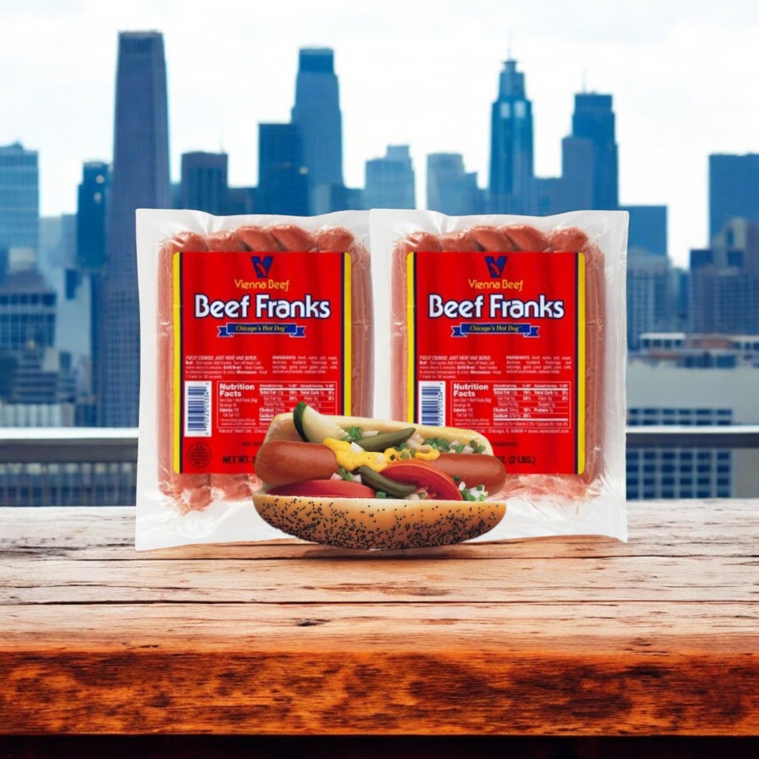 Vienna Beef Franks, 4 Pounds , 32 Count