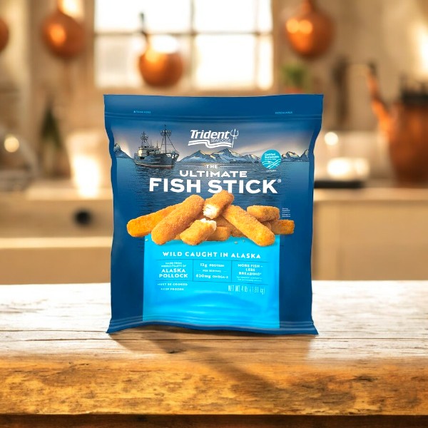 Trident Seafoods Panko Breaded Wild Caught Alaska Pollock Fish Sticks,