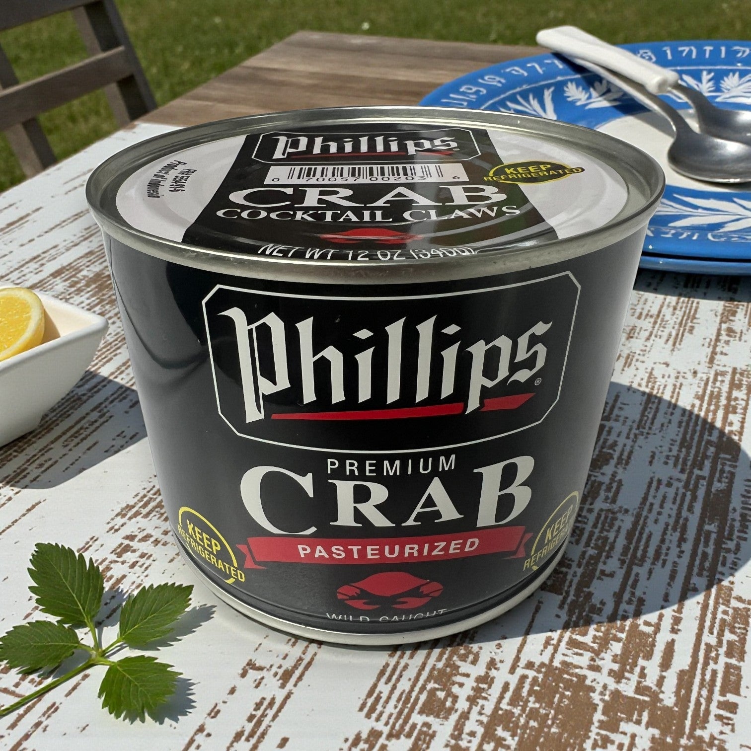 Phillips Crab Cocktail Claws – Pasteurized, Wild Caught (12 oz Can)